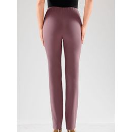 Classic Basics Damen Stretch-Hose, rot, Gr. 19, unifarben, 64% Polyester, 34% Viskose, 2% Elasthan, Hosen