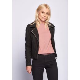 Maze Damen Lederjacke "Romie", schwarz, Gr. XS, Obermaterial: 100% Lammleder. Futter: 100% Polyester, Jacken