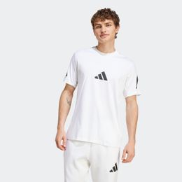 Herren T-Shirt "M Z.N.E. TEE", wei&szlig;, Gr. XL, adidas Sportswear, Obermaterial: 100% Baumwolle, Shirts, sportlicher Stil, Kurzarm, aus Baumwolle, ohne