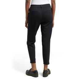 Damen Schlupfhose, schwarz, Gr. S, Tom Tailor Denim, unifarben, Jersey, Obermaterial: 74% Polyester, 22% Viskose, 4% Elasthan, Hosen, im Jogg-Pant