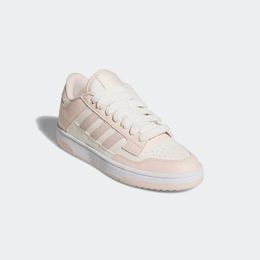 Damen Sneaker "RAPID COURT LOW", adidas Sportswear, Gr. 40, rosa, Leder, Synthetik, Schuhe