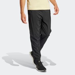 Herren Sporthose "ESSENTIALS KLEINES LOGO STANFORD", schwarz-wei&szlig;, Gr. XL, adidas Sportswear, Obermaterial: 100% Polyester, Hosen, f&uuml;r
