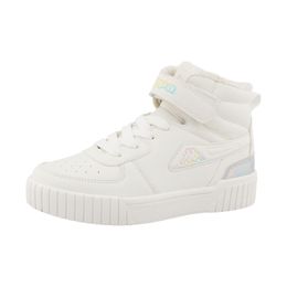 Kappa M&auml;dchen Sneakerboots "Reike", Gr. 32, wei&szlig;, Synthetik, Schuhe, Winterschuhe, Winterboots, Sneaker, gef&uuml;ttert