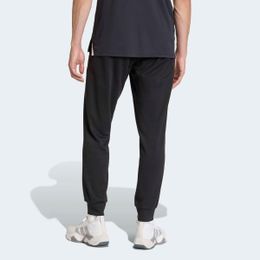 Herren Sporthose "WORKOUT ESSENTIALS FEELREADY"schwarz, normal, gr., Gr. S, adidas Performance, Obermaterial: 70% Polyester, 30% Baumwolle, Hosen