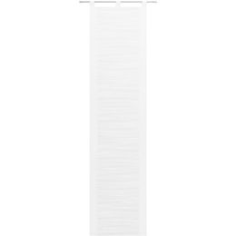 Neutex for you! Schiebegardine NEUTEX FOR YOU, B:57cm H:225cm, wei&szlig;, Scherli, Polyester, Wohnzimmer, Gardinen, "Padova", inkl. Beschwerungsstange, Halbtransparent,