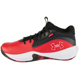 Under Armour Herren Basketballschuh "UA LOCKDOWN 7", Gr. 44, rot, Leder, Synthetik, Textil, Schuhe