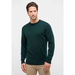 Eterna Damen Strickpullover "REGULAR FIT", gr&uuml;n, Gr. XXL, 100% Wolle (Merino), Pullover