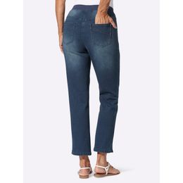 Inspirationen Damen 7/8-Jeans, blau, Gr. 36, unifarben, 78% Baumwolle, 20% Polyester, 2% Elasthan, Jeans