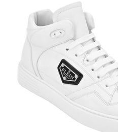 Philipp Plein Herren Sneaker "Mid-Top-Sneaker", Gr. 4101, wei&szlig;, Schuhe