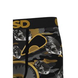 PSD Herren Boxershorts "WF BLACK ICE. Herren", Gr. XL, bunt, 88% Polyester, 12% Elasthan, Unterhosen