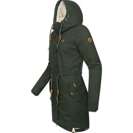Ragwear Damen Winterjacke "YM-Canny", gr&uuml;n, Gr. XXL, Au&szlig;enmaterial: 65% Polyester, 35% Baumwolle. Innenfutter: 100% Polyester. Wattierung: 100%