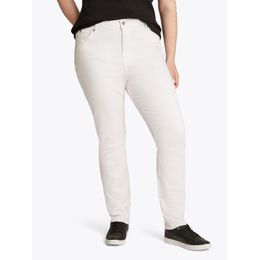 Damen Skinny-fit-Jeans "CRV HARLEM U SKINNY HW CLR", wei&szlig;, Gr. 54, Tommy Hilfiger Curve, unifarben, Denim/Jeans, Obermaterial: 92% Baumwolle, 6%