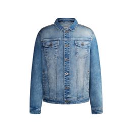 CAMP DAVID Herren Jeansjacke, blau, Gr. 4XL, Jeans, Material: 72% Baumwolle, 26% Polyester, 2% Elasthan, Jacken, mit Brusttaschen