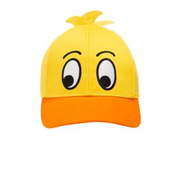 KOAA Baby Baseball Cap "Maus - Ente Mascot", gelb, Gr. 1, bestickt, 100% Baumwolle, Caps, mit detailreicher Stickerei