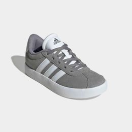 M&auml;dchen Sneaker "VL COURT 3.0", adidas Sportswear, Gr. 32, grau, Leder, Synthetik, Schuhe, inspiriert vom Design des adidas Handball Spezial