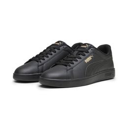 Puma Damen Sneaker "Smash 3.0 Sneakers Erwachsene", Gr. 44,5, schwarz, Obermaterial: Synthetik, Textil, Kuhleder, Leder. Futter: Textil. Innensohle: