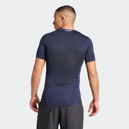 Herren T-Shirt "TECHFIT COMPRESSION TRAINING"legend ink, Gr. XXL, adidas Performance, Obermaterial: 83% Polyester, 17% Elasthan, Shirts