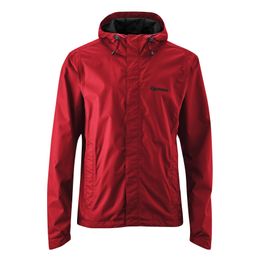 Gonso Herren Fahrradjacke "Save Light", rot, Gr. M, 100% Polyester, Jacken, Herren Regenjacke wind- und wasserdicht, Radjacke mit Kapuze