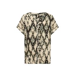Blusentop soyaconcept "Soya Concept Shirt SC_PONTIDA", Damen, Gr. M, gr&uuml;n (7390c misty combi), Obermaterial: 100% Viskose, Blusen Blusentop