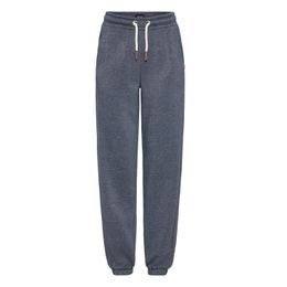 oxmo Damen Sweathose "Sweathose OXMille", blau, Gr. XS, Obermaterial: 55% Polyester PES. 45% Baumwolle CO., Hosen