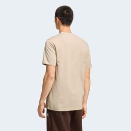 Herren T-Shirt "TREFOIL ESSENTIALS"stone khaki, Gr. S, adidas originals, Obermaterial: 100% Baumwolle, Shirts, sportlicher Stil, Kurzarm, mit