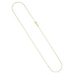 Jobo Damen Goldkette "Haferkornkette 1,2 mm", 50cm, Gelbgold 585gelbgold 585, Gelbgold 585, Halsketten, 14 Karat 585 Gold