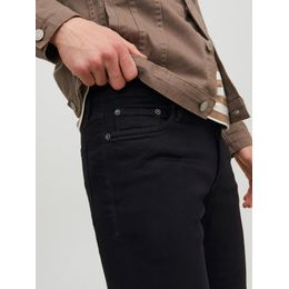 Jack & Jones JACK & JONES Herren Slim-fit-Jeans "JJIGLENN JJFELIX AM 446 NOOS", schwarz, Gr. 29, clean, Denim/Jeans, Obermaterial: 98% Baumwolle, 2% Elasthan,