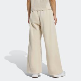 Damen Sporthose "ALL SZN LOOSE WIDE-LEG"crystal linen, normal, gr., Gr. XL, adidas Sportswear, Obermaterial: 70% Baumwolle, 30% Polyester, Hosen