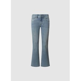 Pepe Jeans Damen 5-Pocket-Jeans "FLARE LW PIMLICO", blau, Gr. 28, Denim/Jeans, Obermaterial: 92% Baumwolle, 6% Polyester, 2% Elasthan, Jeans, im