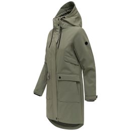 Navahoo Damen Kurzmantel "Morgennebel 14"helloliv, Gr. M, Obermaterial: 100% Polyester. Innenfutter: 62% Polyester, 33% Baumwolle, 5% Elasthan.