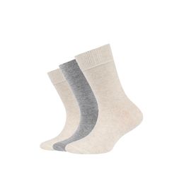 Camano M&auml;dchen Socken "ca-soft", Gr. 27, beige, Baumwolle, Elasthan, Polyamid, Socken, mit Komfortbund und gepolsterten Zehen-/Fersenbereich