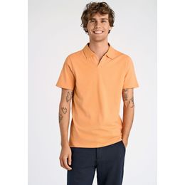 LINDBERGH Herren Poloshirt "Poloshirt Slim Fit", orange, Gr. L, unifarben, Obermaterial: 95% Baumwolle, 5% Elasthan, Shirts