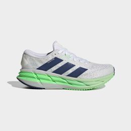Herren Laufschuh "ADISTAR 4 RUNNING", adidas Performance, Gr. 45cloud wei&szlig;, tech indigo, lime burst, Textil, Schuhe