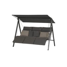 Angerer Hollywoodschaukel Miami - grau - Materialmix - 210 cm - 160 cm - cm 145,0 - M&ouml;bel Kraft