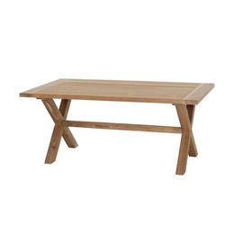 siena GARDEN Diningtisch Cardiff - holzfarben - Materialmix - 100 cm - 76 cm - M&ouml;bel Kraft