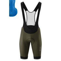 Gonso Herren Fahrradhose "SITIVO Bib M", blau, Gr. L, 65% Polyamid, 35% Elasthan, Hosen, Herren Radhose, innovatives Sitzpolster, Tr&auml;ger-Radlerhose,