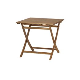 siena GARDEN Klapptisch Falun - holzfarben - Materialmix - 80 cm - 74 cm - M&ouml;bel Kraft