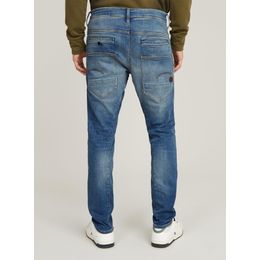 G-Star Raw G-STAR Herren Regular-fit-Jeans "D-Staq Slim Jeans"medium aged, Gr. 27, Obermaterial: 92% Baumwolle, 7% Elastomultiester, 1% Elasthan, Jeans