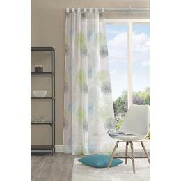 Vorhang Home Wohnideen, B:140cm H:245cm, gr&uuml;n, Voile, Polyester, Wohnzimmer, Gardinen, "RAWLINS"
