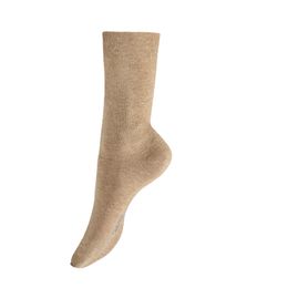 Hudson Socke ' Relax Cotton ' Damen Gr&ouml;&szlig;e 39/42 dunkelbeige