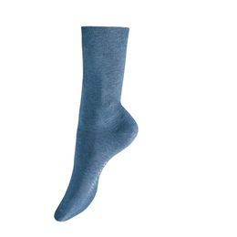 Hudson Socken 'Relax Cotton' Damen Gr&ouml;&szlig;e 39/42 blaumeliert