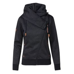 Koroshi Zip-Up Hoodie female Black size XS