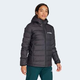 adidas terrex Damen Outdoorjacke "W MT DOWN H J", schwarz, Gr. M, Obermaterial: 100% Polyester, Jacken