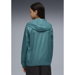 Puma Jungen Windbreaker "ESS UV WINDBREAKER", gr&uuml;n, Gr. 152, unifarben, Obermaterial: 100% Polyester, Jacken, f&uuml;r Jugendliche, mit Kapuze, mit