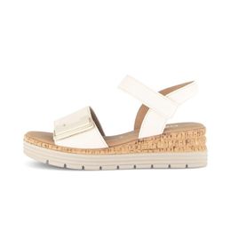 Gabor Damen Plateausandaletten "Plateau Sandale", Gr. 40beige, Schuhe