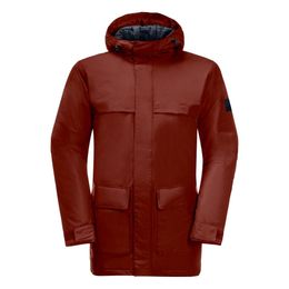Jack Wolfskin Herren Funktionsparka "WINTERLAGER PARKA M", rot, Gr. S, Hauptmaterial: 100% Polyester; Futter: 100% Polyester (recycled); F&uuml;llung: