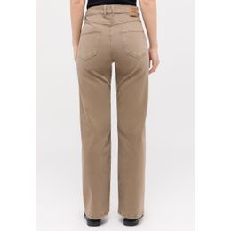 Angels Damen Stretch-Jeans "LARA", beige, Gr. 38, Denim/Jeans, Obermaterial: 93% Baumwolle, 5% Polyester, 2% Elasthan, Jeans, weite Passform, aus