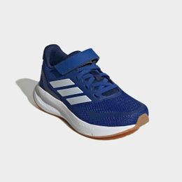 Kinder Laufschuh "RUNFALCON 5 KIDS", adidas Sportswear, Gr. 32, blau, Synthetik, Textil, Schuhe, mit Klettverschluss, f&uuml;r Kinder