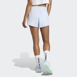 Damen Laufshorts "ADI365 FORMOTION", blau, Gr. XL, adidas Performance, Obermaterial: 100% Polyester, Hosen