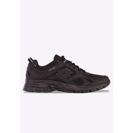 Lotto Damen Sneaker, Gr. 42, schwarz, Synthetik, Textil, Schuhe